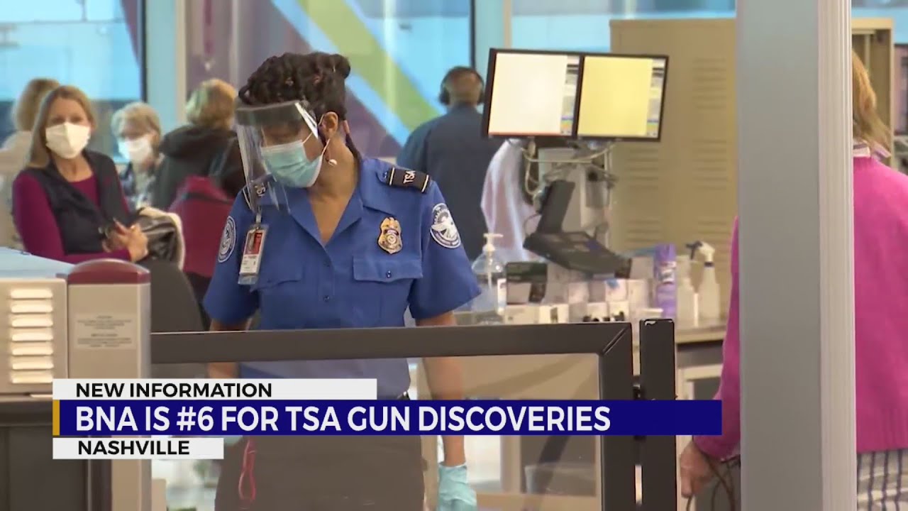 BNA ranks sixth for TSA gun discoveries - YouTube