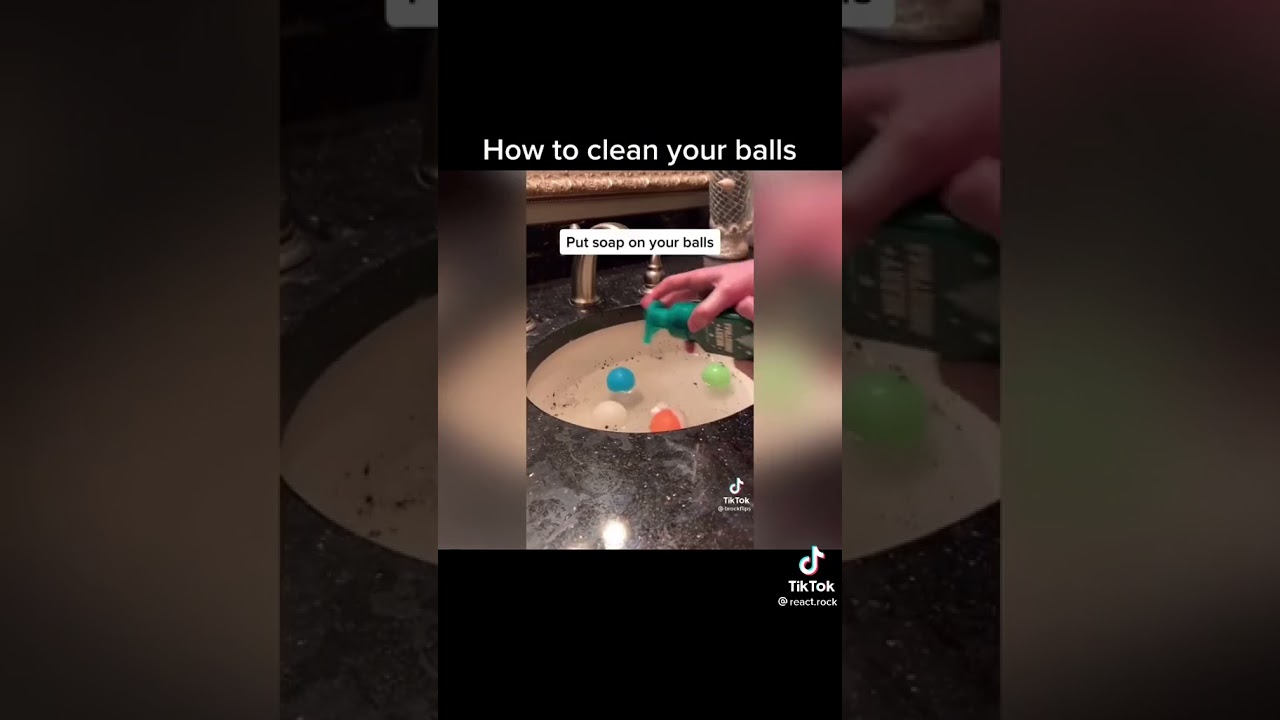 How to clean ur balls - YouTube