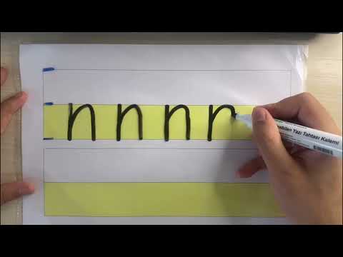 n Harfi Yazımı  | Küçük n Sesi Yazımı | 1. Sınıf | (Yeni Müfredat, Maarif Modeli)