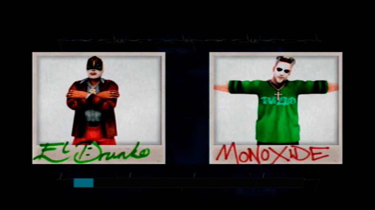 BACKYARD WRESTLING (Sony Playstation 2) EL DRUNKO vs MONOXIDE - YouTube