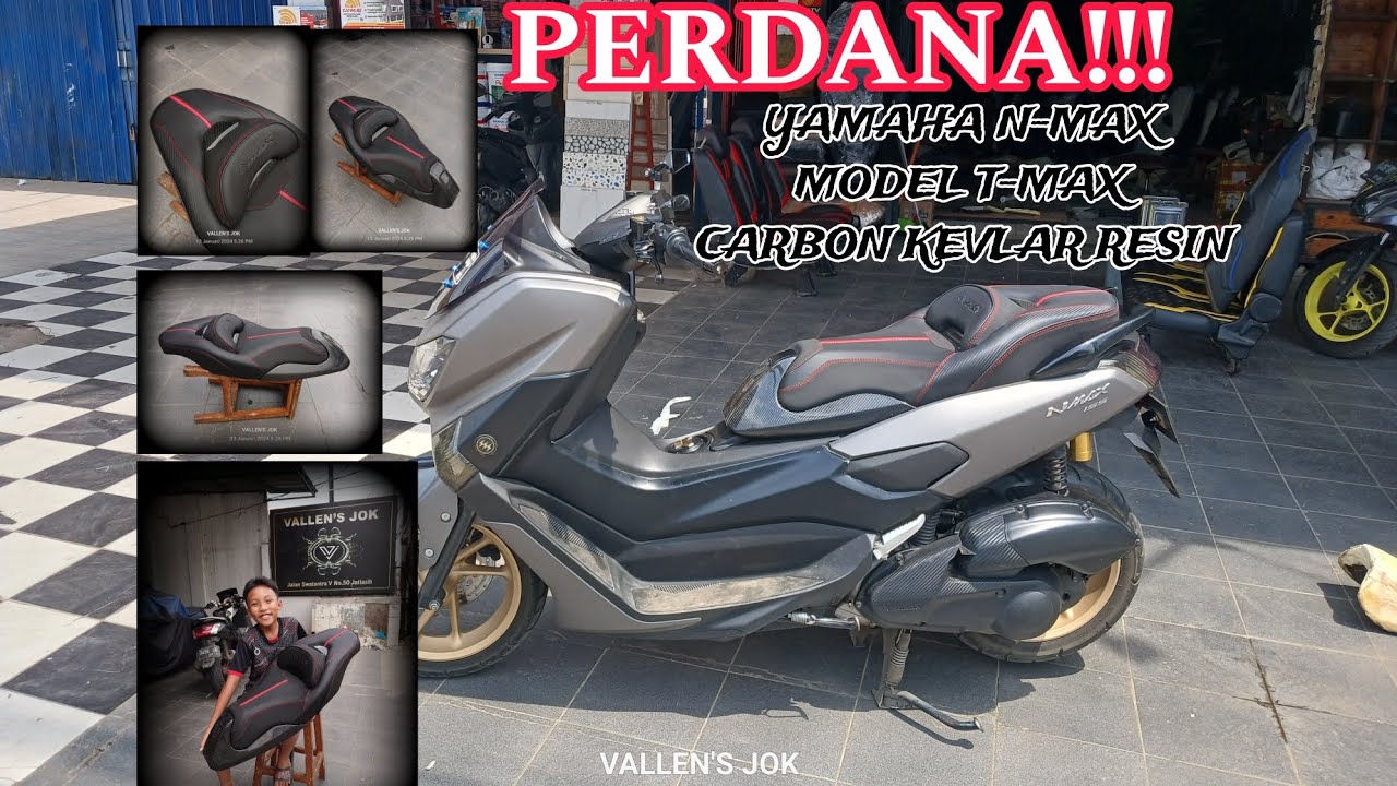 PERTAMA..!!! MODIF JOK MODEL T-MAX CARBON DI YAMAHA NMAX...KEREN ...
