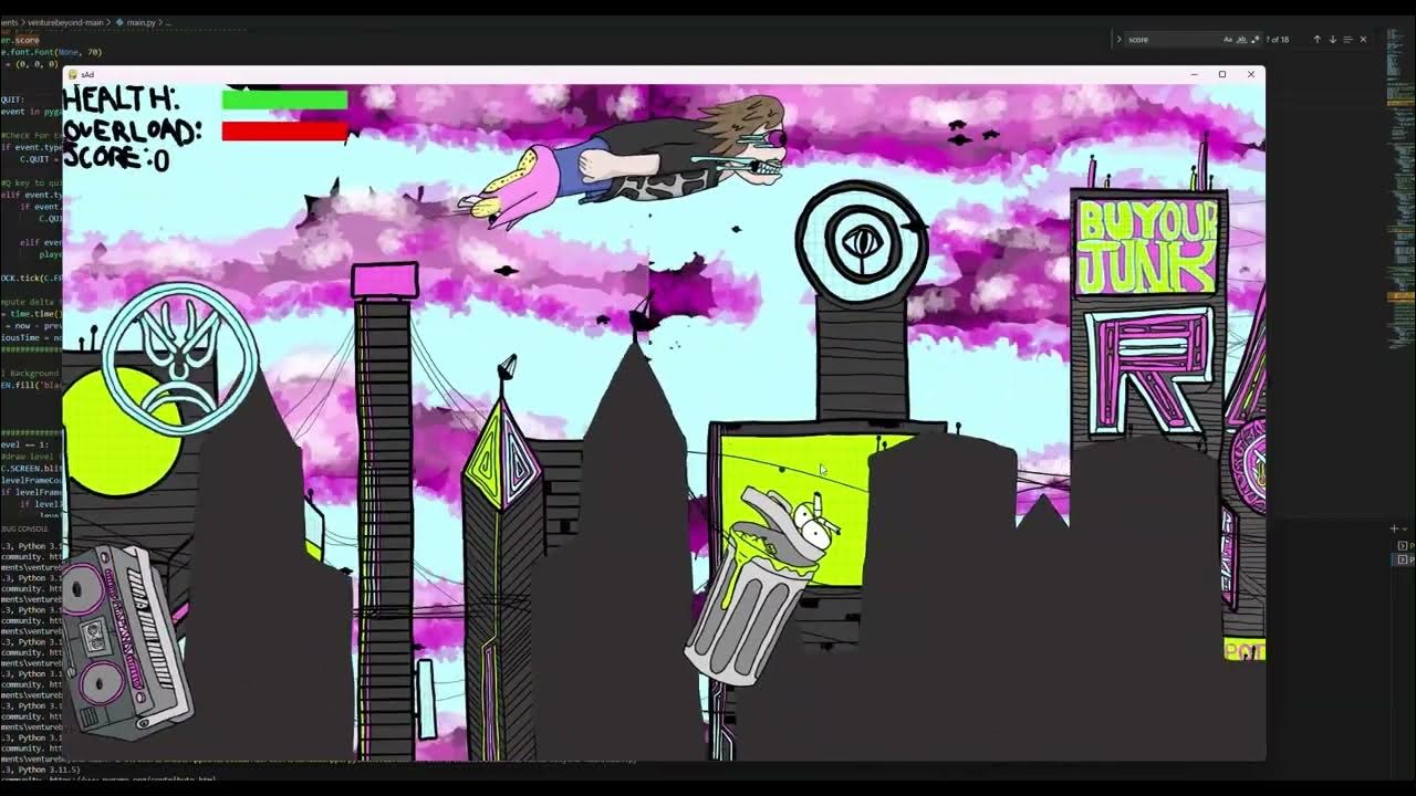 Venture Beyond Progress: Pygame Sprite Animation Issue - YouTube