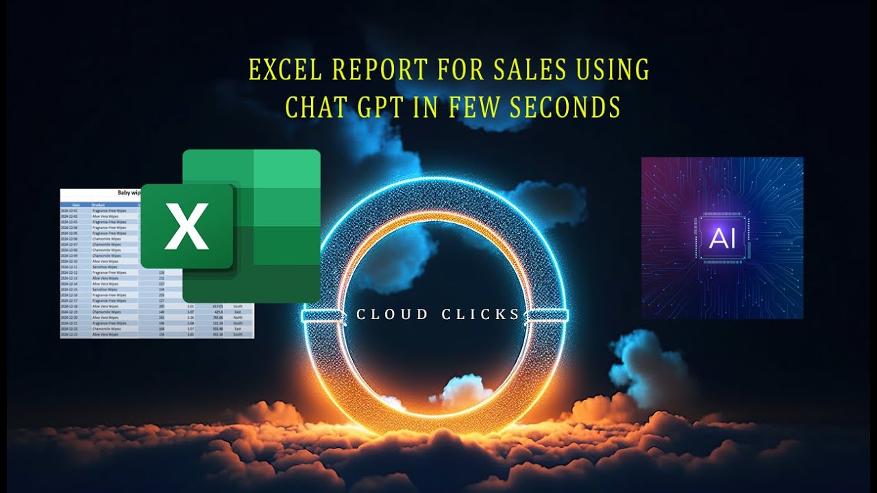 Excel Report for Sales using Chat GPT in few seconds - YouTube