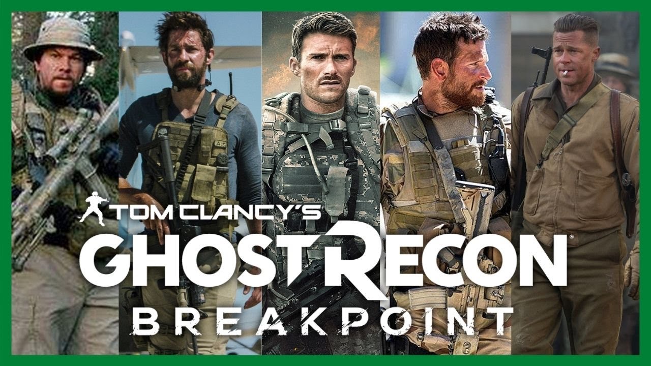 5 Movie Character Recreations | Ghost Recon Breakpoint (13 Hours, FURY ...