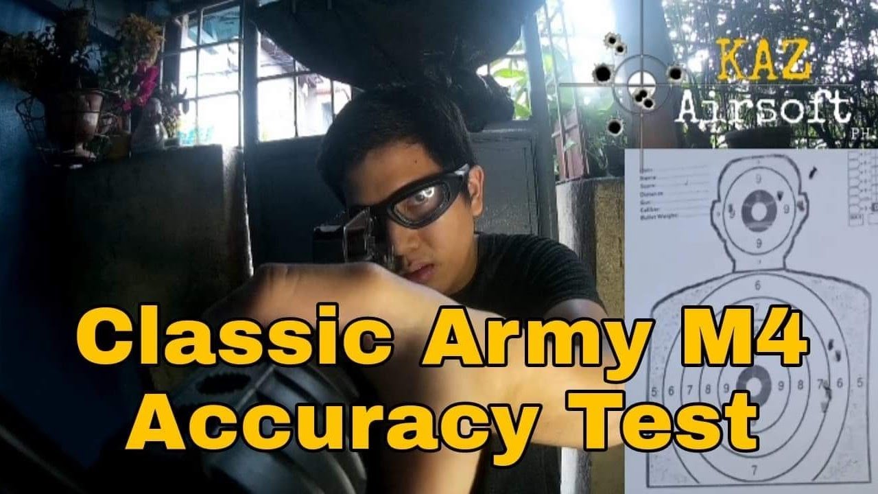 Classic Army M4 Old School Version (Accuracy Test)🎯🔫🇵🇭 - YouTube