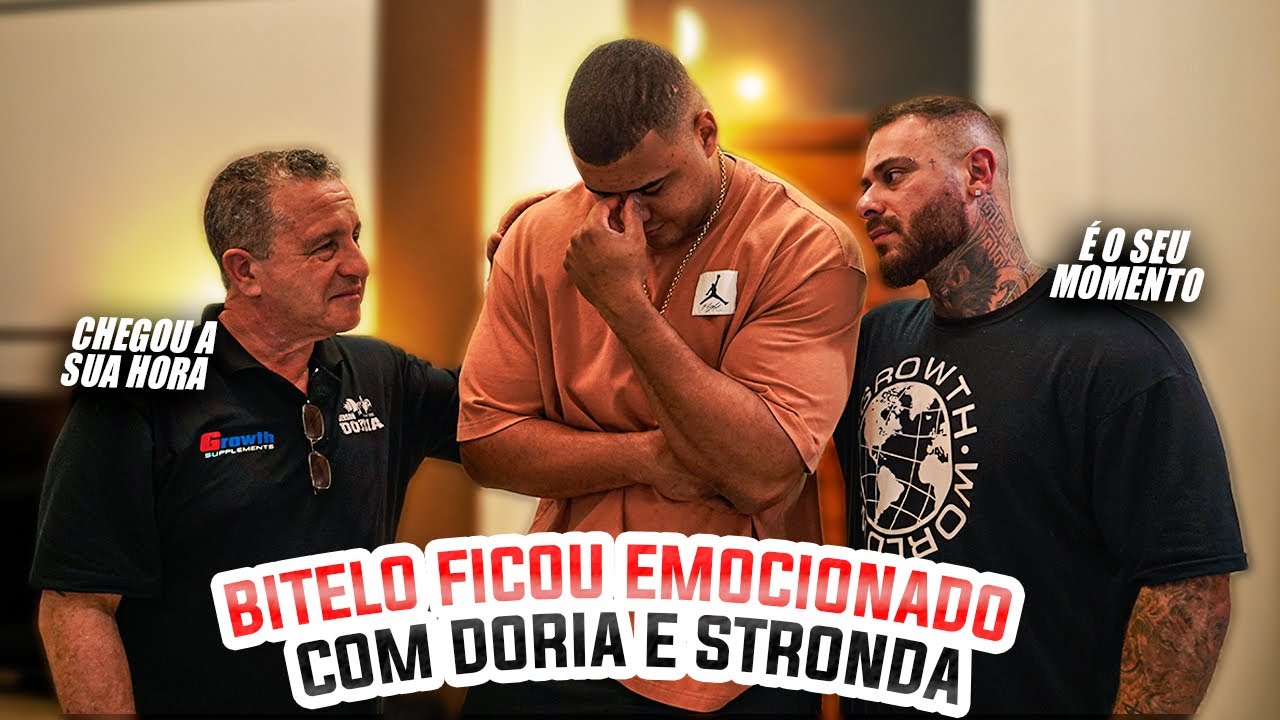 LEO STRONDA E DORIA MOTIVARAM O BITELO ANTES DA COMPETIÇÃO - ELES SE ...