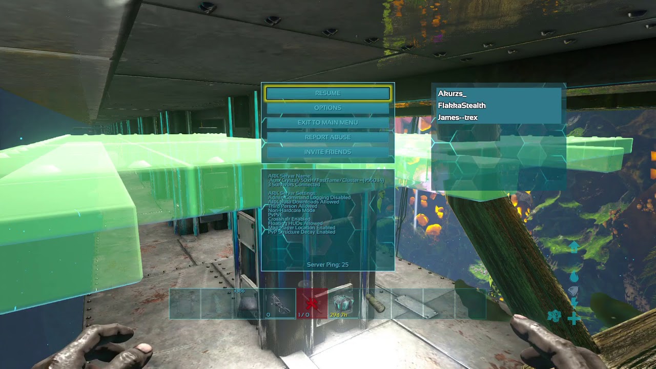 Ark pvp deathwall construction - YouTube