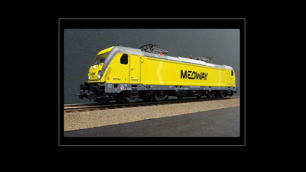 Piko HO 51595 MEDWAY E494 DCC Sound - YouTube