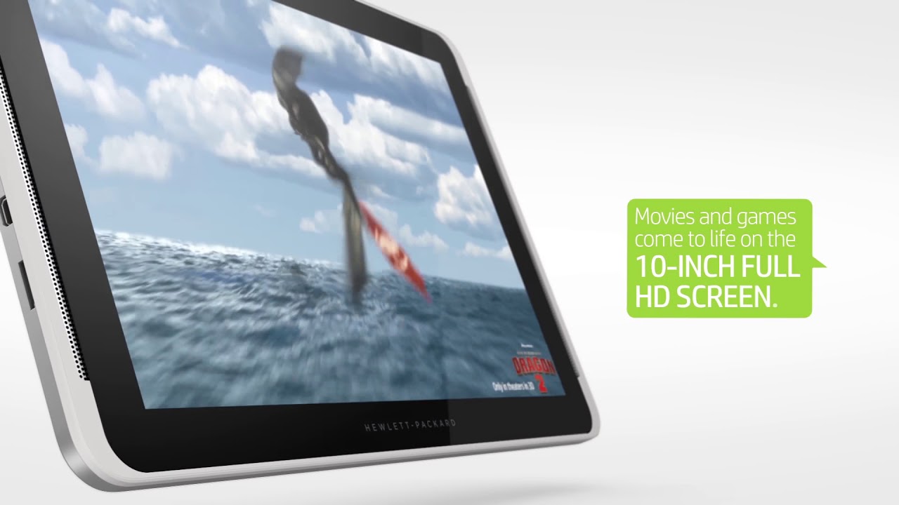 HP 10 Plus Android Tablet Official First Look - YouTube