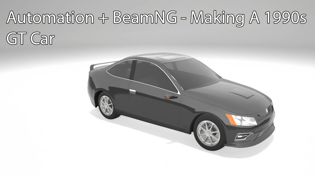 Automation + BeamNG - Making a 1990s GT Car - YouTube