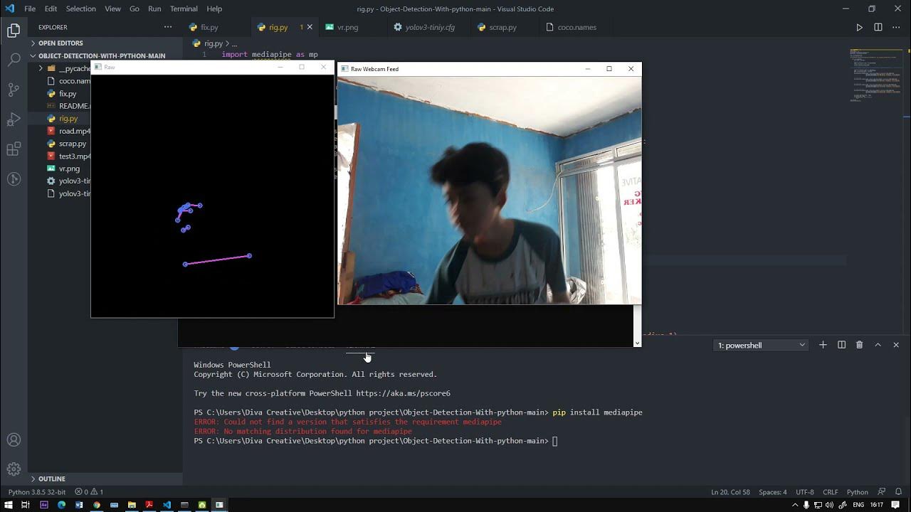 python mediapipe | python tutorial #14 - YouTube