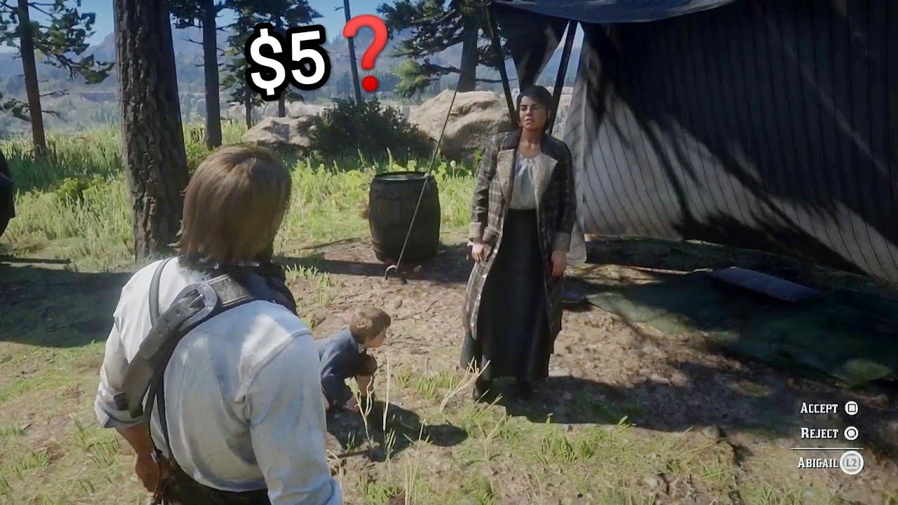 What Happens If Arthur Rejects Abigail's Camp Request Of $5 (Accept or ...