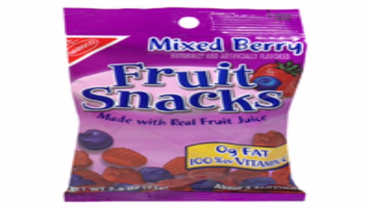 How to open fruit snacks - YouTube