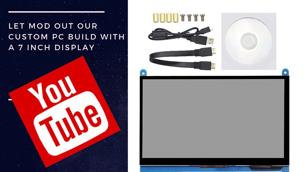 7 inch display stat screen mod for pc (Threadripper Build) - YouTube