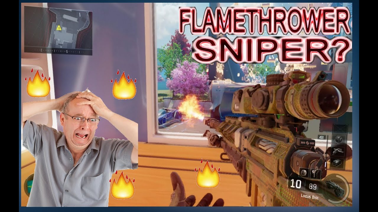 WTF FLAMETHROWER SNIPER IN BO3 GLITCH? - YouTube
