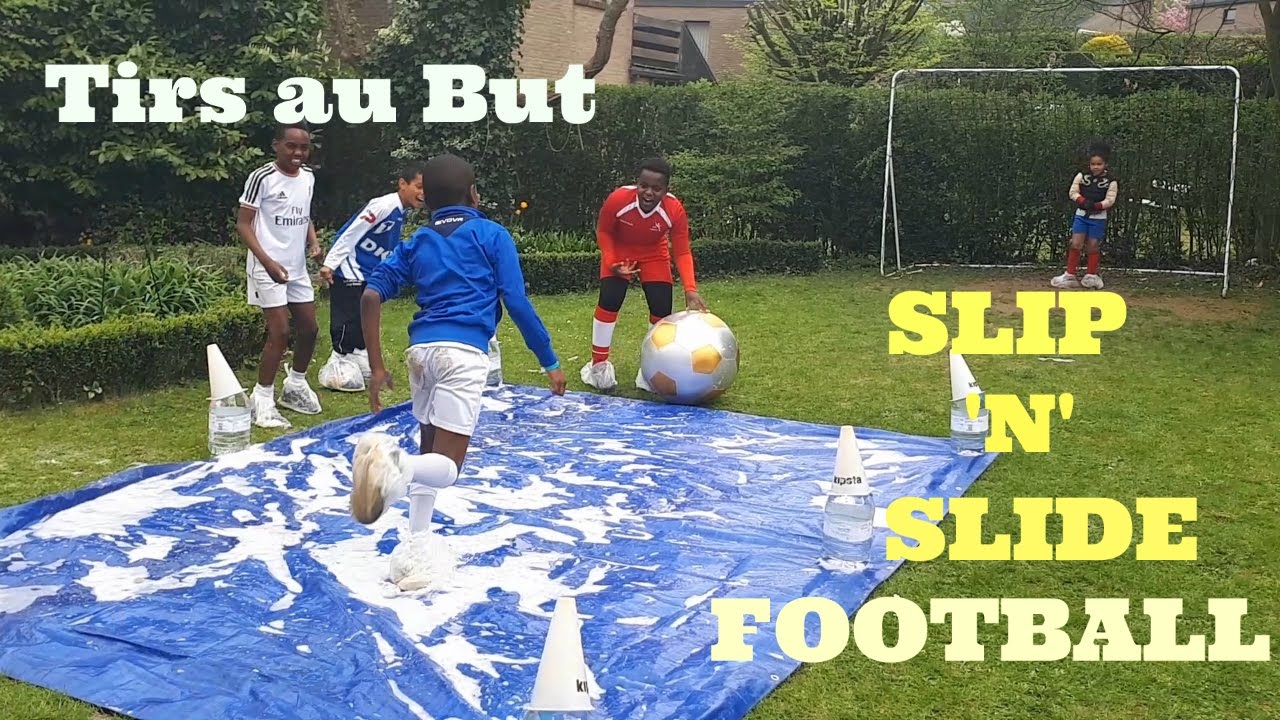 Tirs au But - Slip 'N' Slide Football Penalties | K-Boyz TV - YouTube