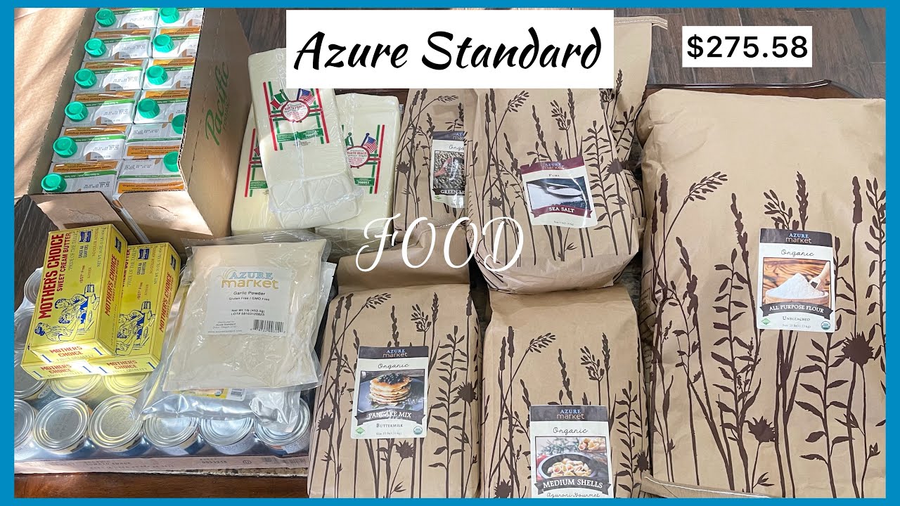 AZURE STANDARD HAUL | 2024 #grocery #haul - YouTube