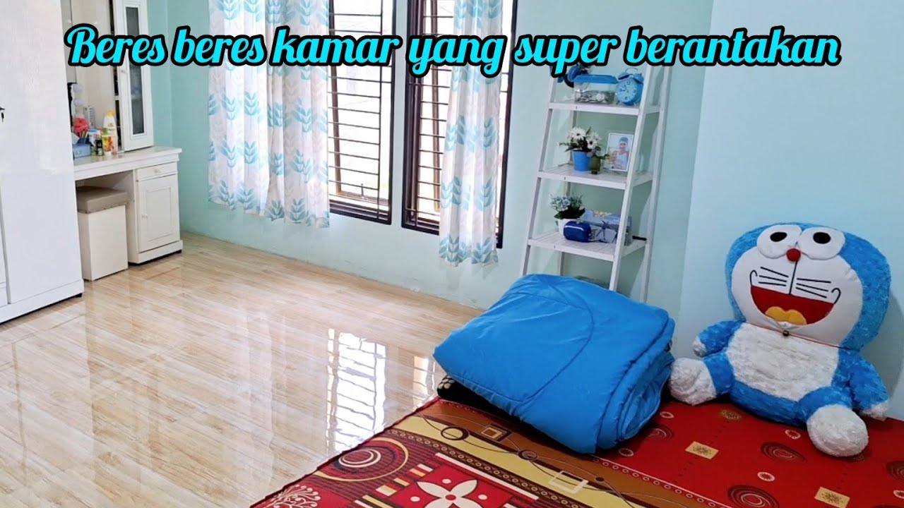 BERES BERES KAMAR DAN GANTI SEPREI | BERSIH BERSIH KAMAR - YouTube
