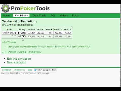 Omaha Hi/Lo Strategy: Hand Reviews - Teamo8 Member #17 - YouTube