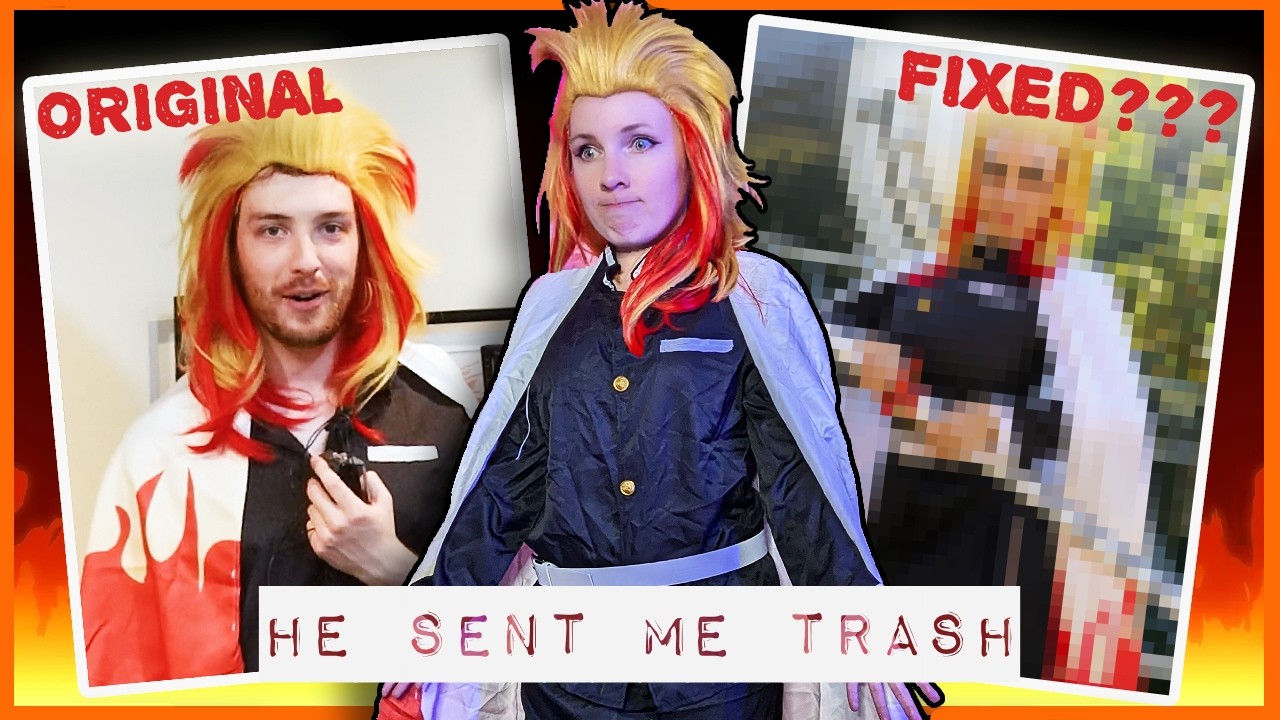 I was Challenged to Fix GARBAGE Cosplay ft. @CDawgVA - YouTube
