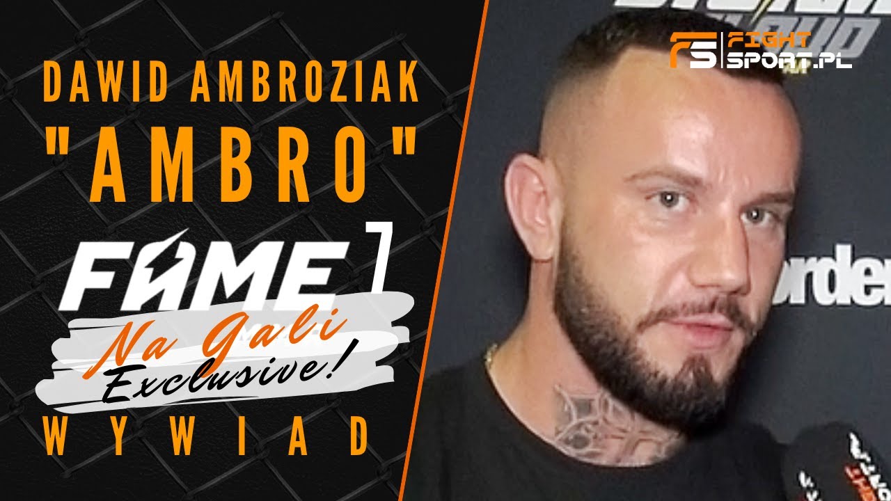 AMBRO po FAME MMA 7 chce walki z AMADEUSZEM FERRARI i proponuje też ...