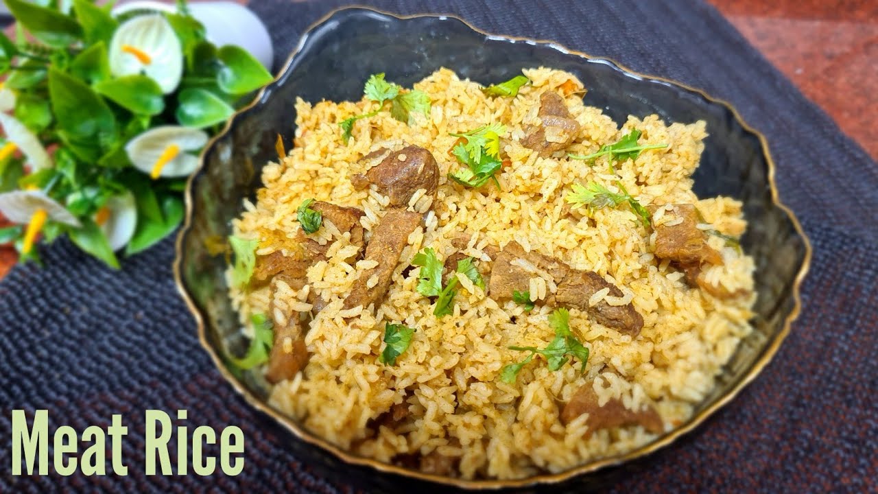 |Erachi Choru|Meat Rice|Easy Malabar Erachi Choru|Beef Rice| - YouTube