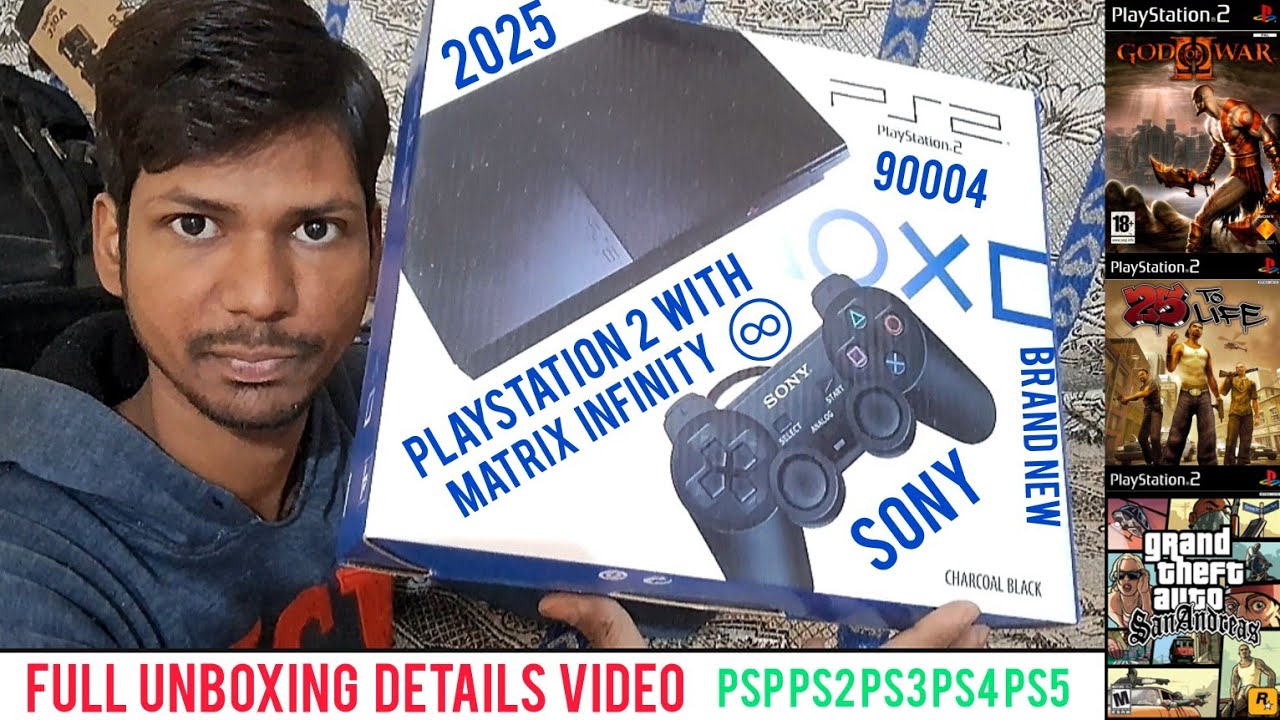 ps2 super slim Unboxing | second hand ps2 | ps2 rasila combo Unboxing ...