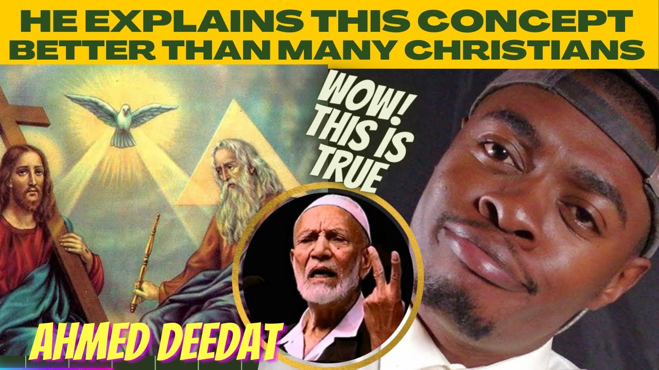 AHMED DEEDAT Explaining The Trinity God The Father Son & Holy Spirit ...