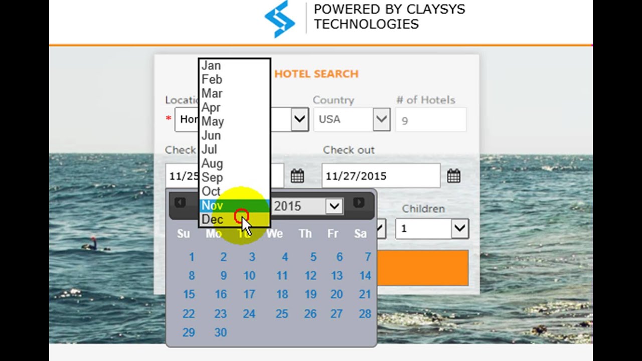 ClaySys AppForms Examples - Hotel Booking - YouTube