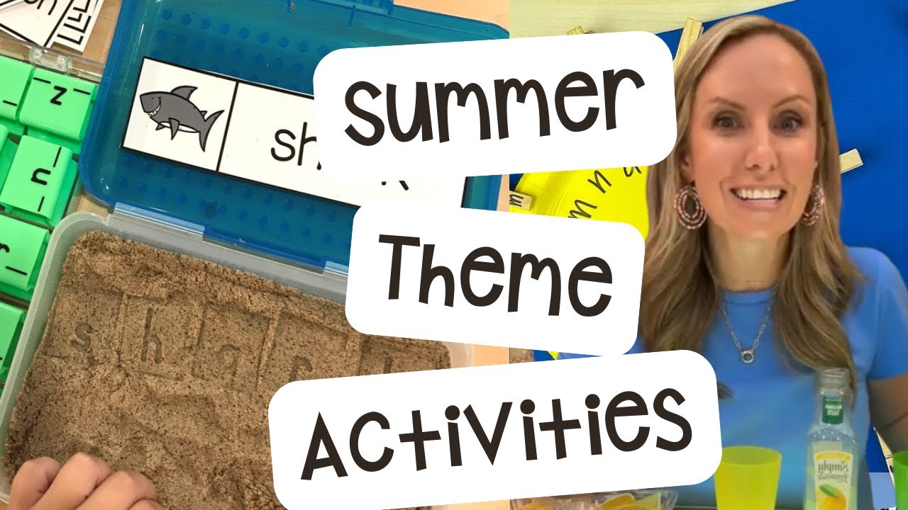 Easy Summer Theme Ideas for Your Preschool, Pre-k, or Kindergarten ...