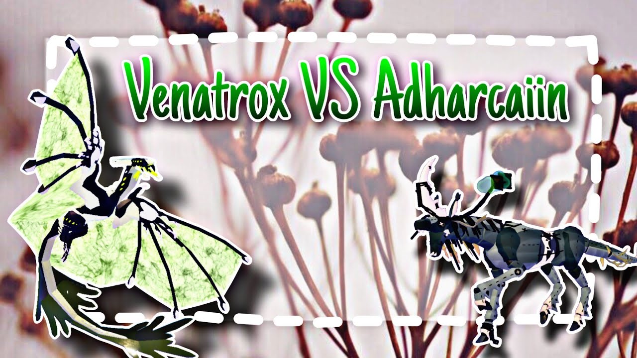 Venatrox VS Adharcaiin // Creature of sonaria - ROBLOX - YouTube