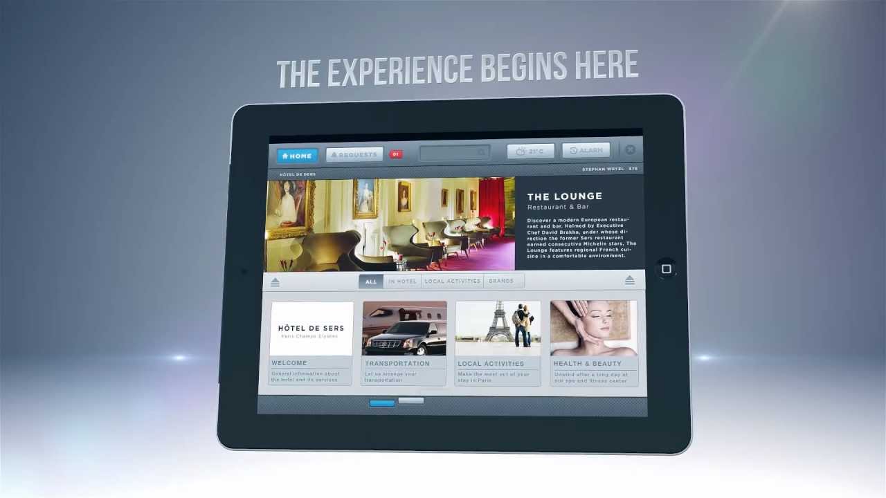 Hotelcloud - A smart Digital Room Directory - YouTube