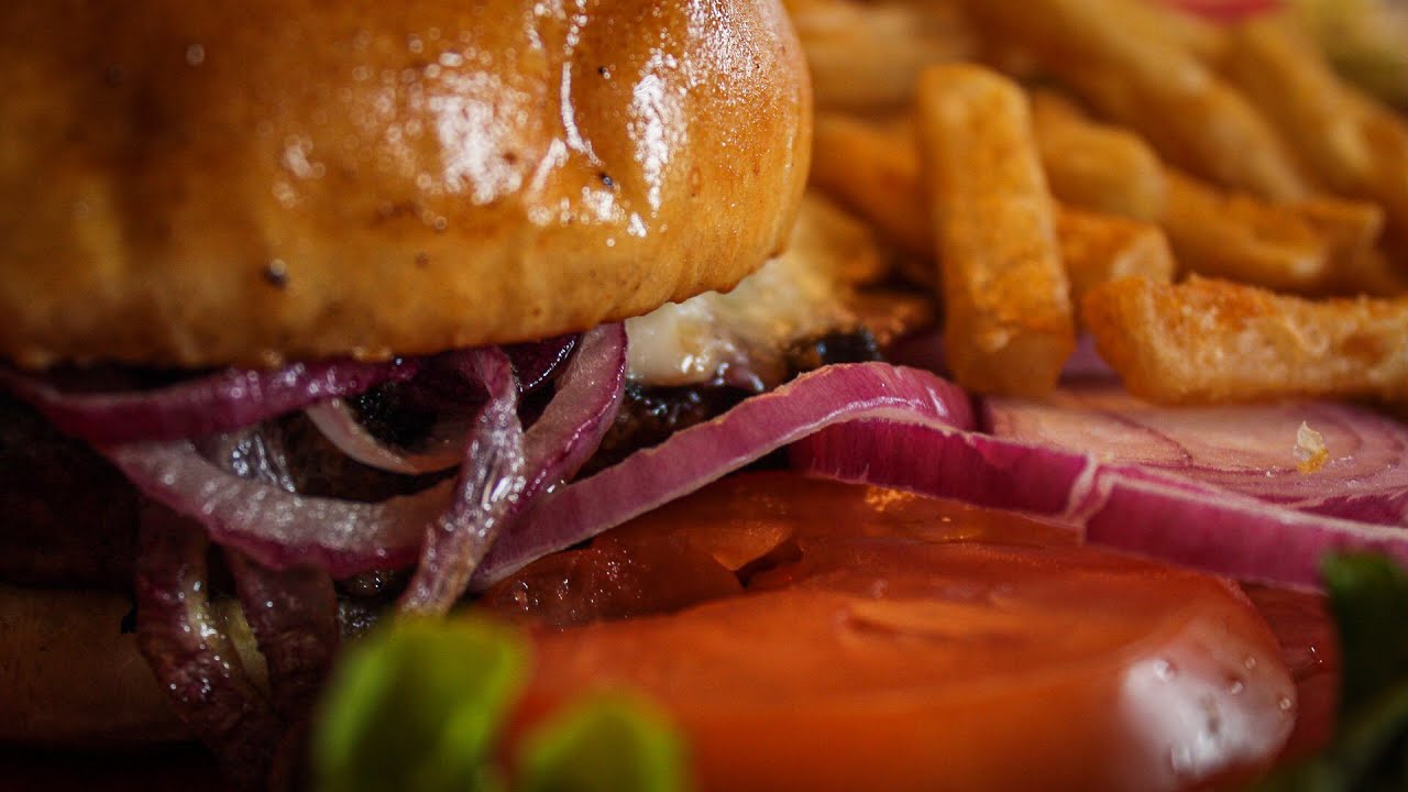 Grilling Burgers - Cinematic B-Roll - YouTube
