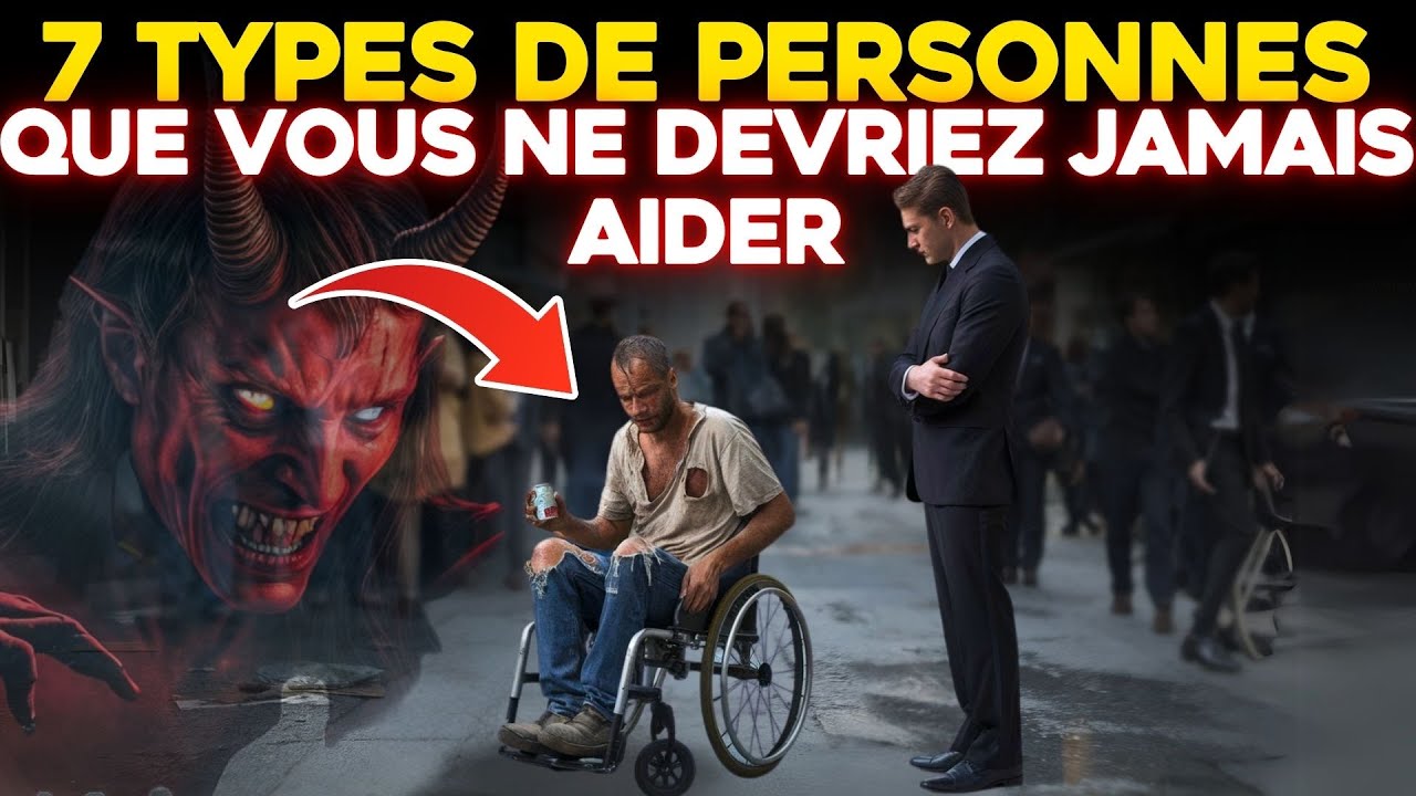 7 TYPES DE PERSONNES QUE VOUS NE DEVRIEZ JAMAIS AIDER SELON LA SAGESSE ...