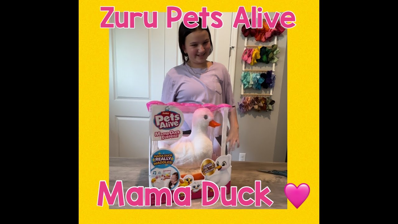 Zuru Pets Alive Mama Duck with Ducklings! - YouTube