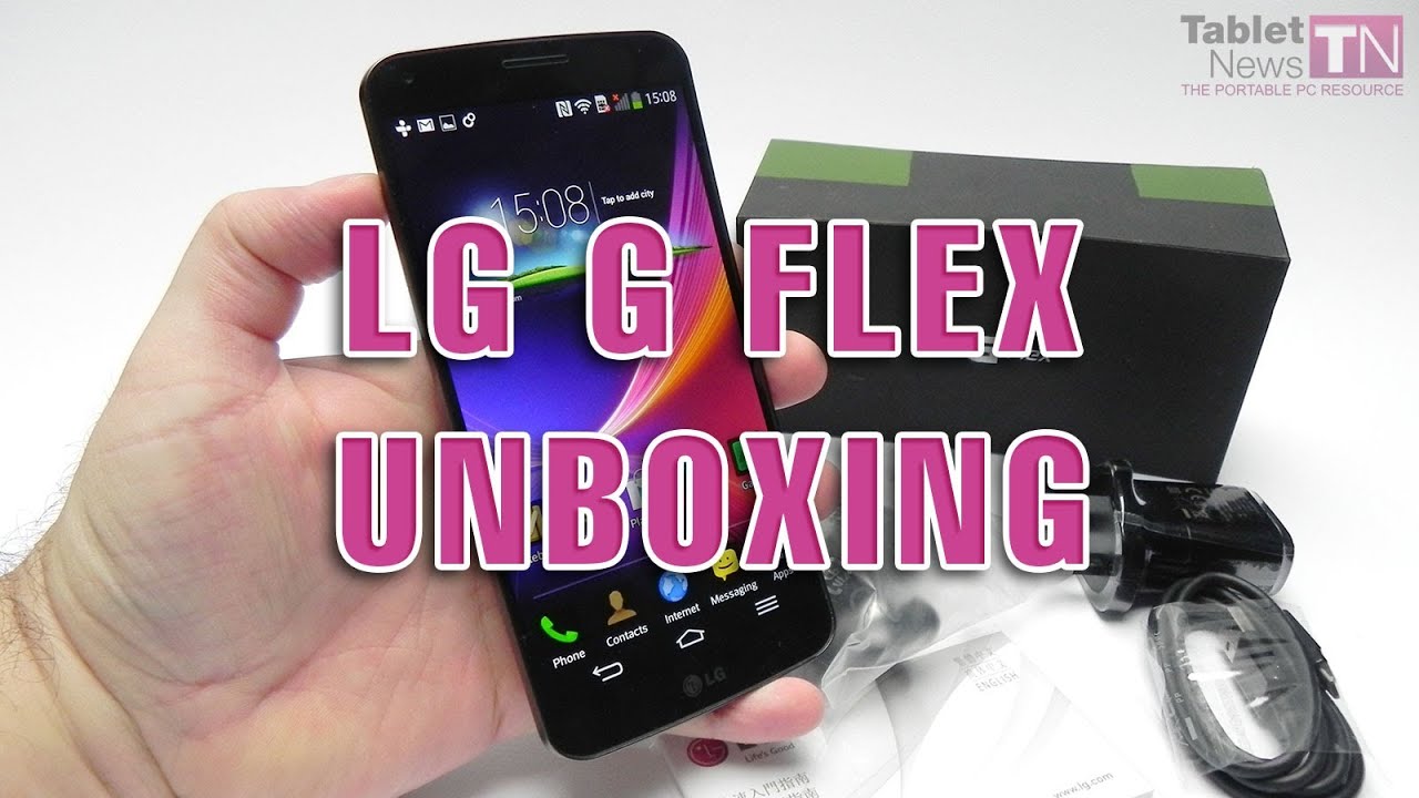 LG G Flex Unboxing (Flexible Curved Phone) - Tablet-News.com - YouTube