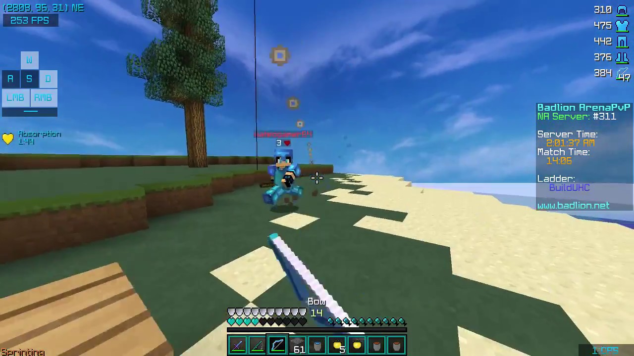 Minecraft Blue v2 Pack Showcase - YouTube