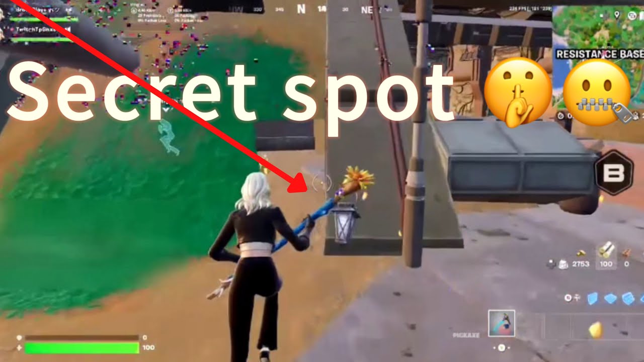 How to get under the map in chapter 6 season 3 Fortnite resistance base ...