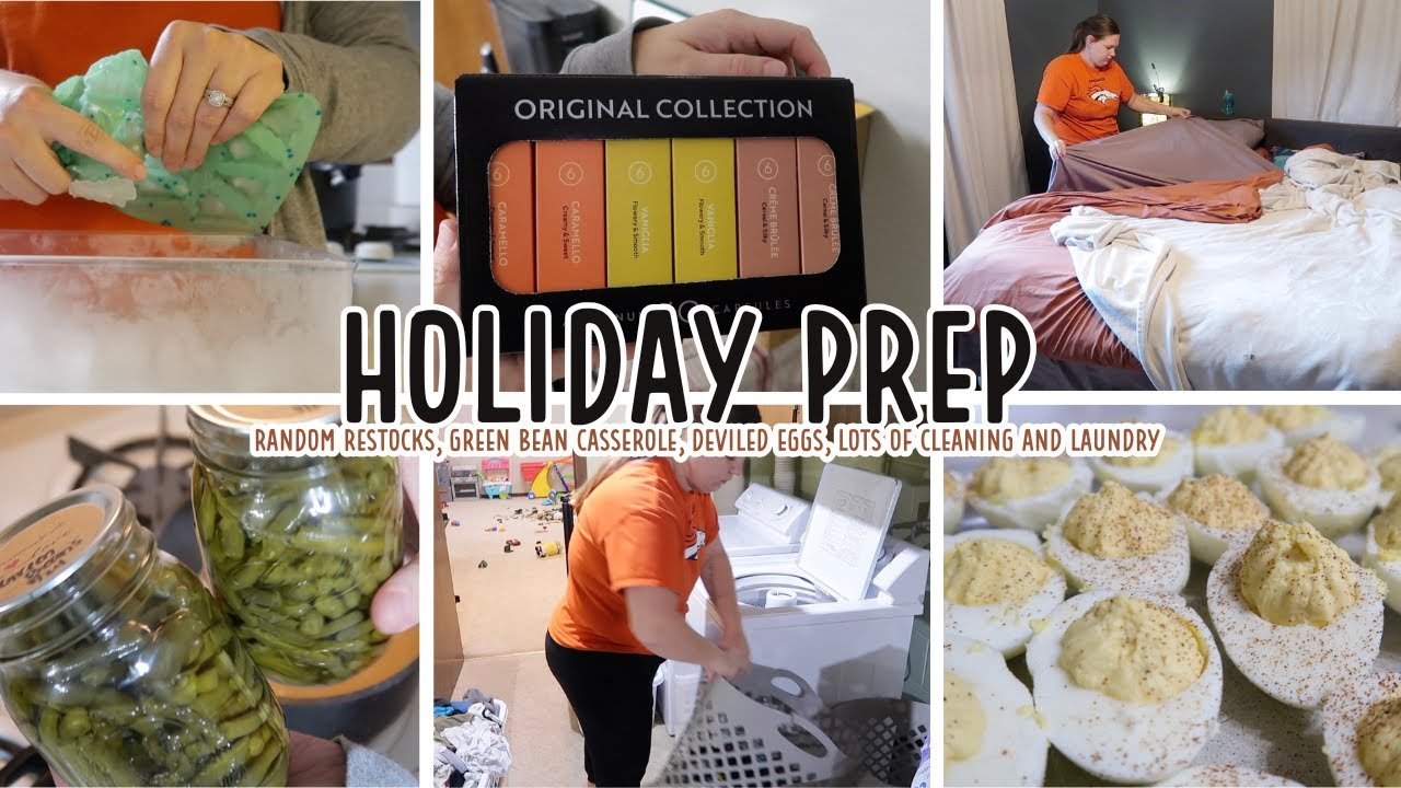 Holiday Prep | Cleaning, Laundry motivation, Holiday food prep - YouTube