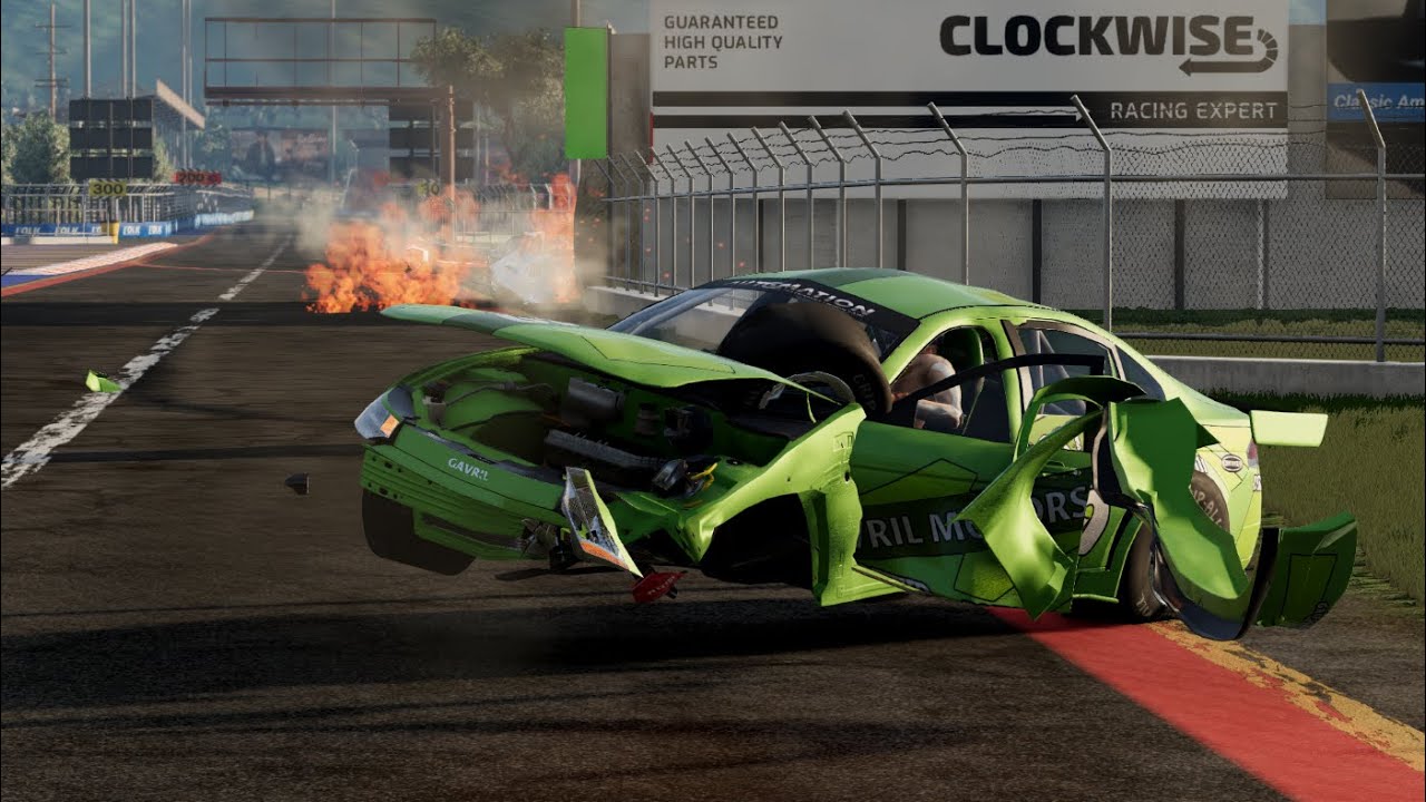 Drag Racing Crashes [REALISTIC] (#1) [BeamNG Drive] - YouTube