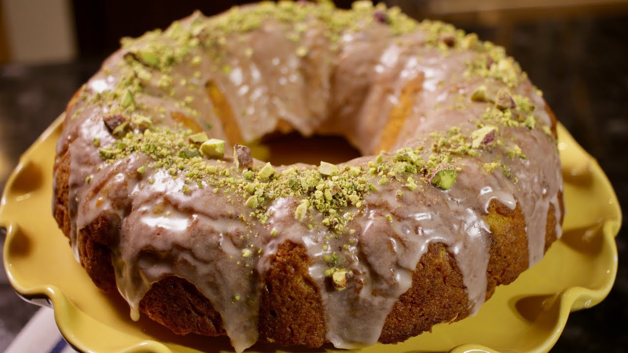 How to make Pumpkin & Pistachio Sweet Cake (Assyrian Food) - YouTube