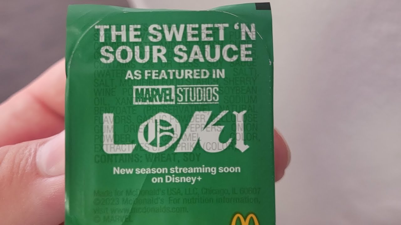 Taste Testing: Marvel Studios Loki Sauce from McDonald's - YouTube