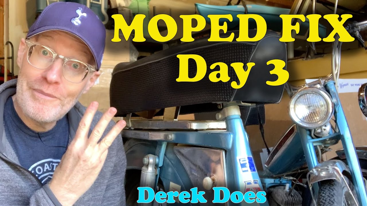 Day 3 on the Mobylette Repair. - YouTube