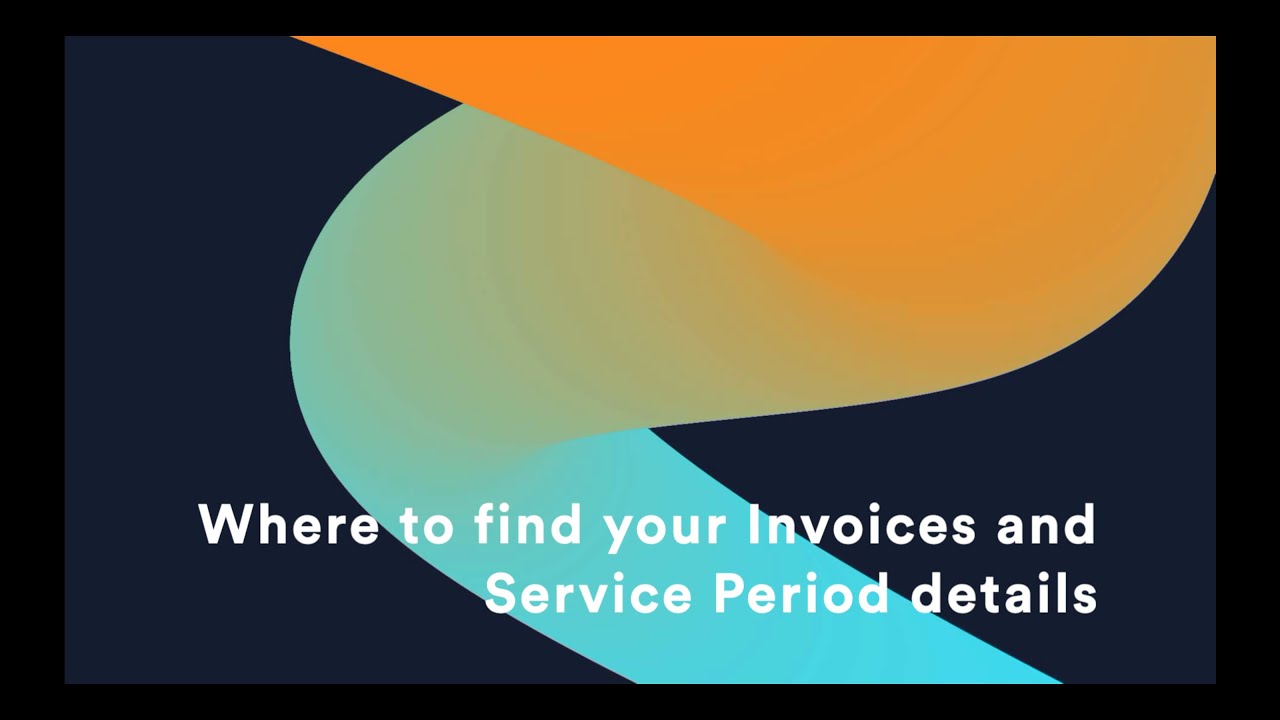 Invoice & Service Period Details - YouTube