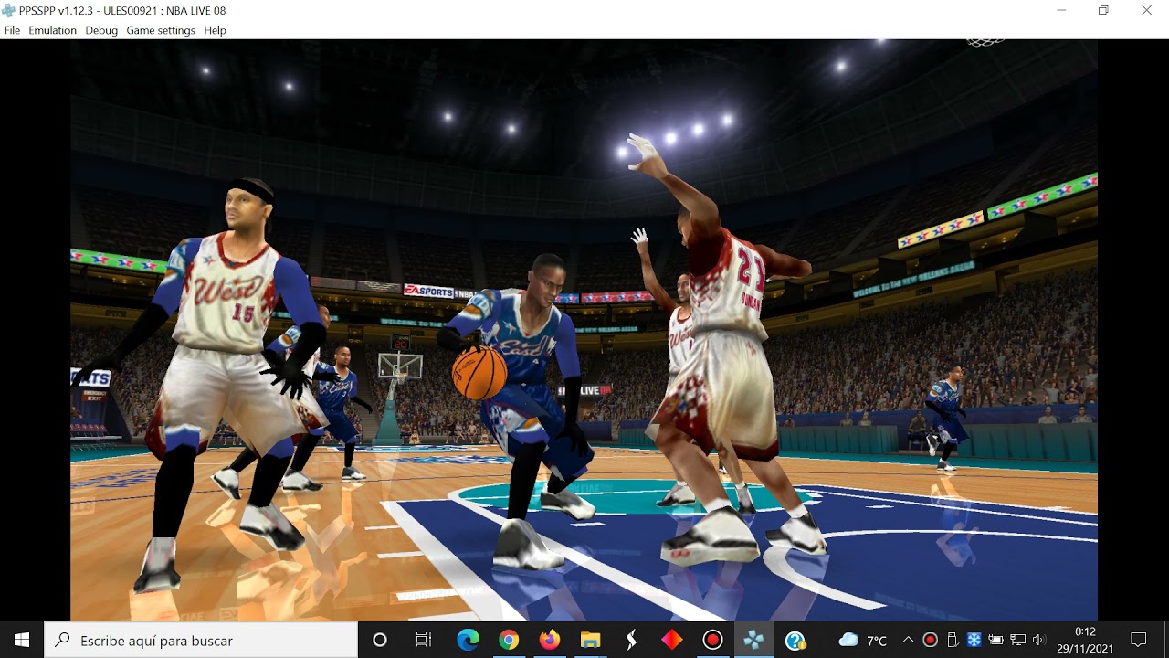 NBA Live 08 (English-Español) PSP Sony PlayStation Portable - PPSSPP v1 ...