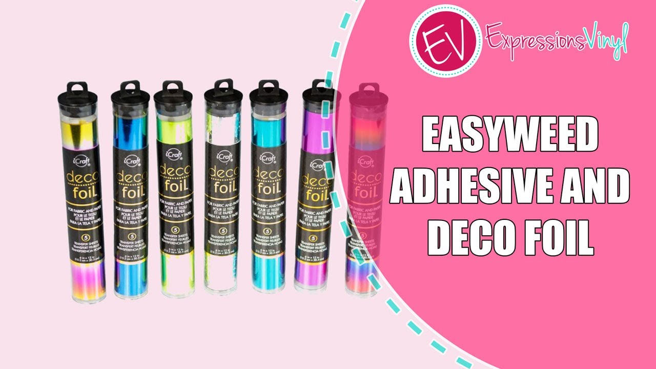 Easy to Understand - EasyWeed Adhesive and Foil - YouTube