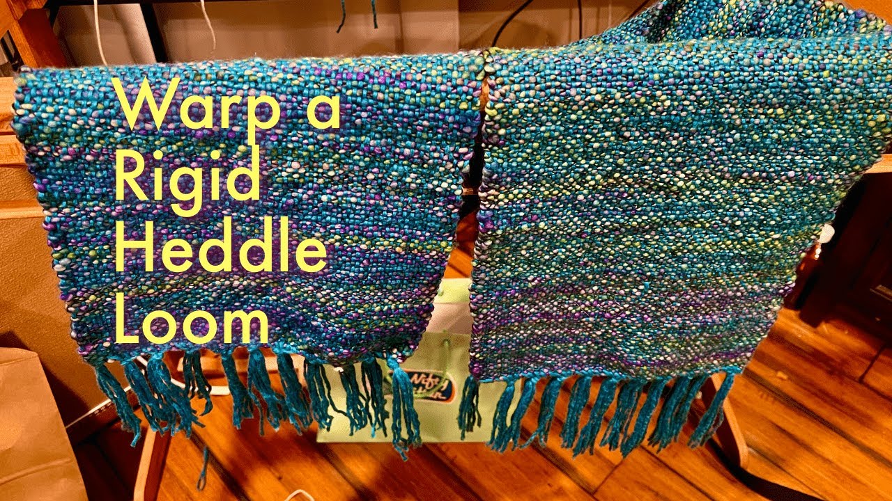 Setup a loom: Direct warp @AshfordNz 32" Rigid Heddle Loom - Learn to weave! Part 1 - YouTube