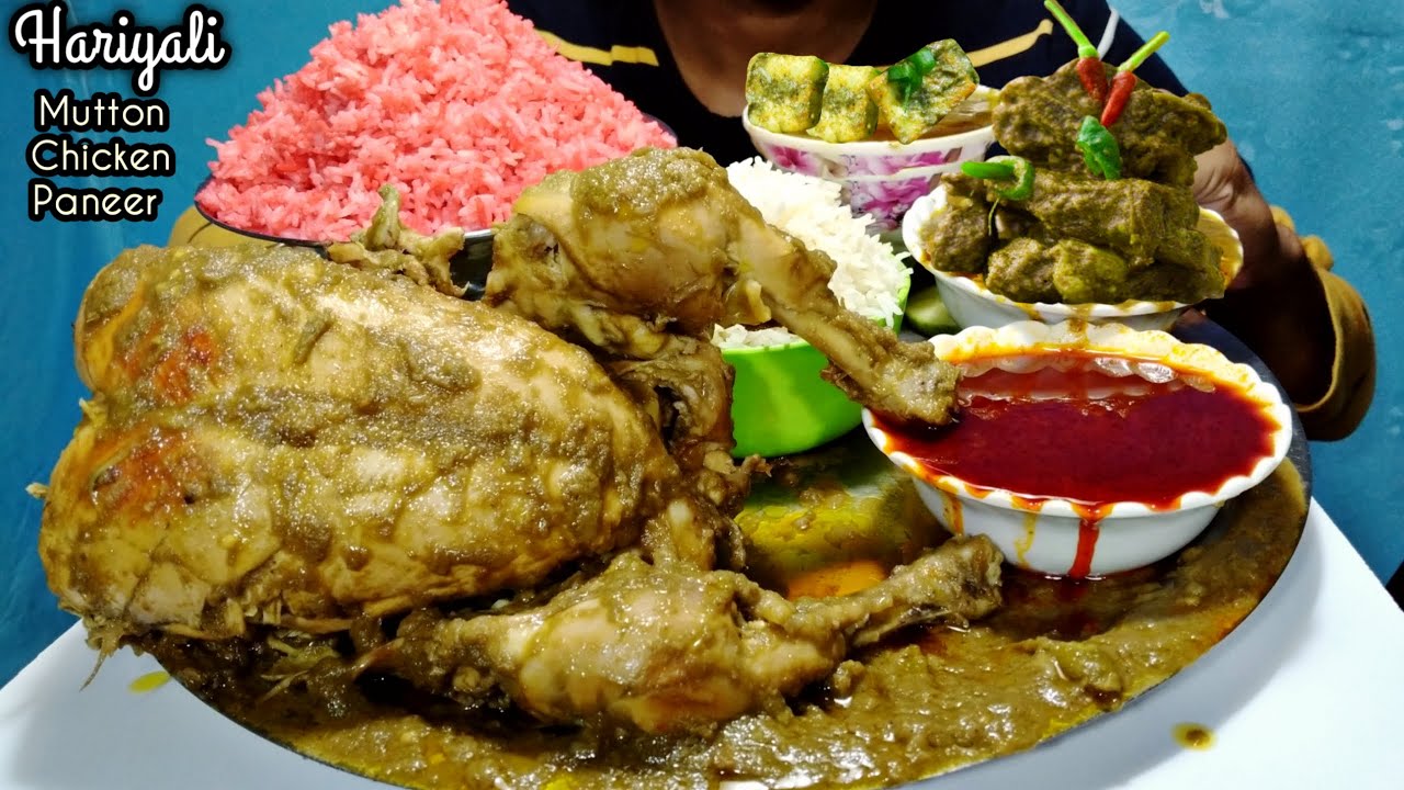 Hariyali Mutton Curry Whole Chicken Curry Paneer Curry Oily Curry ...