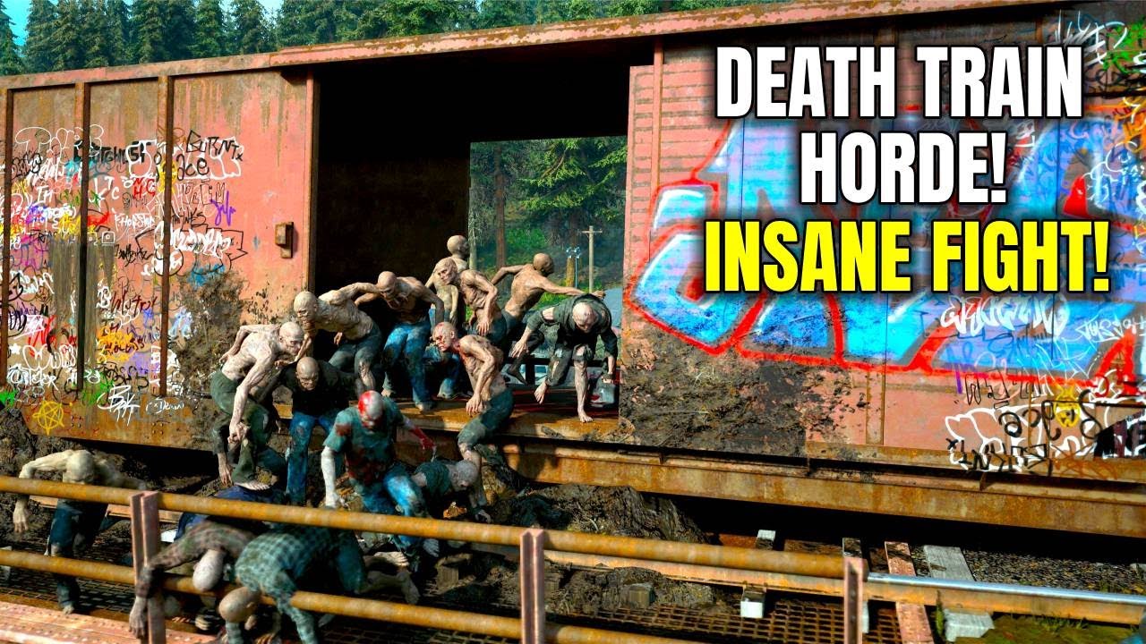 DAYS GONE - 😱🔥 Death Train Horde Breakdown💥 | PS5 Gameplay Walkthrough ...