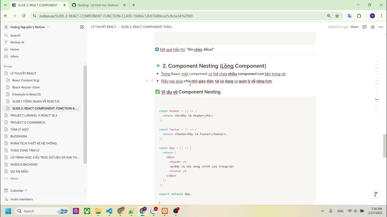 Component Nesting Lồng Component - YouTube